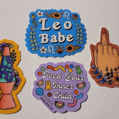Leo Babe Sticker Stickers Stickers for Hydroflask Laptop Stickers water ...