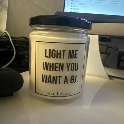 Scented Candle Smells Like Overworked and Underfucked. Gift for Him ...