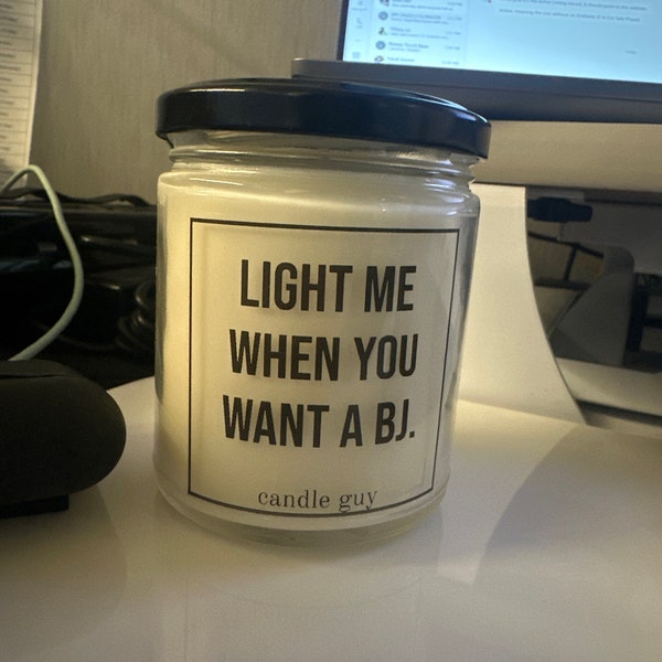 Candle Guy Scented Candle | This is Me Asking You to Be My Valentine ...