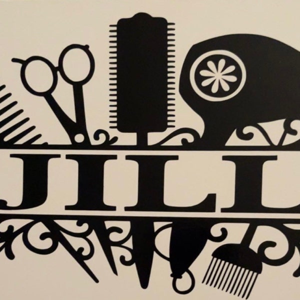 Hair Stylist Personalized Name Sign Hairdresser Gift Salon Decor ...