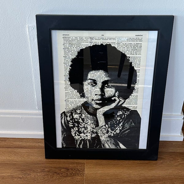 Ruby Bridges Print Dictionary Civil Rights Activist Feminist Office ...