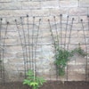 Obelisks, Large Metal Garden Obelisk With Twist Top, Rustic Plant ...