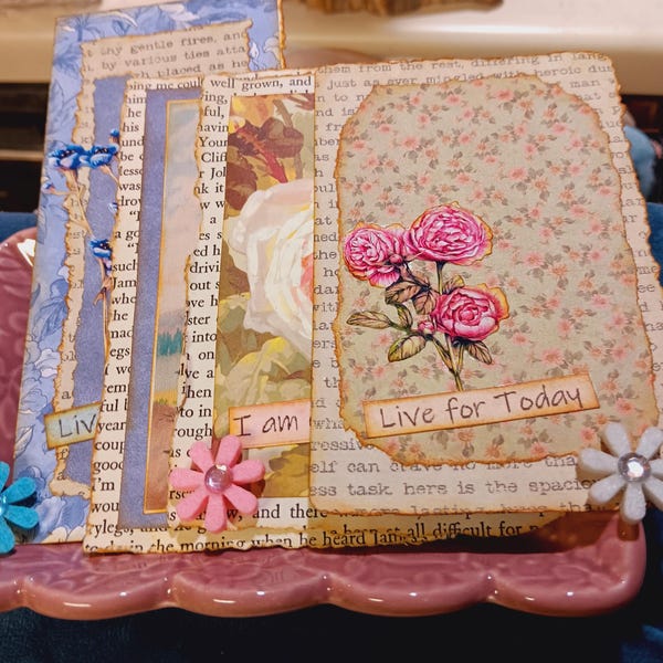 Junk Journal Embellishment Clusters for Junk or Art Journal Books #542 ...