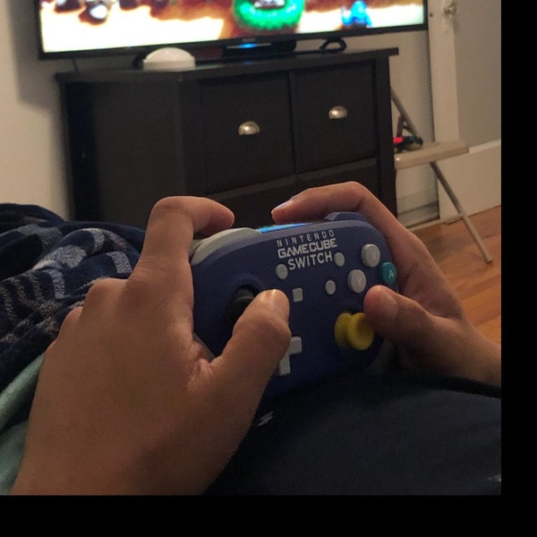 Custom Gamecube Themed Nintendo Switch Pro Controller - Etsy