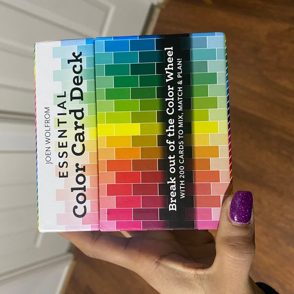 Essential Color Card Deck by Joen Wolfrom, Contains 200-card Deck, 168 ...