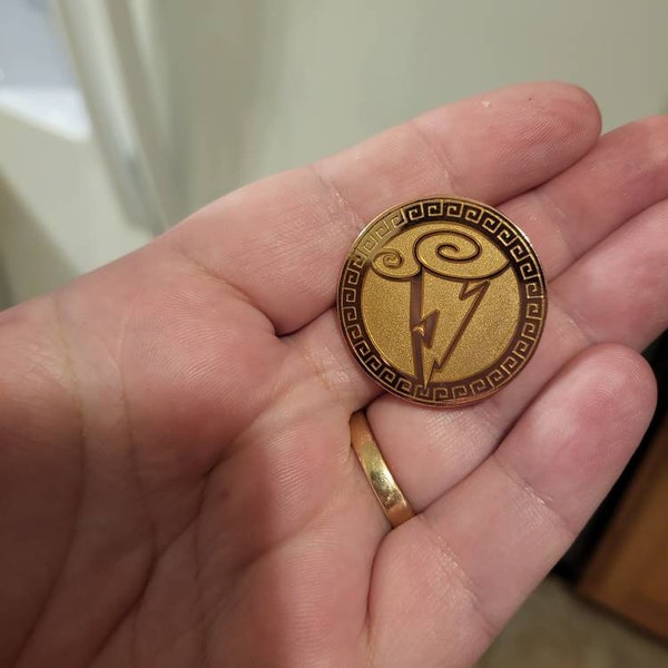 Symbol of the Gods Inspired Hard Enamel Pin - Etsy