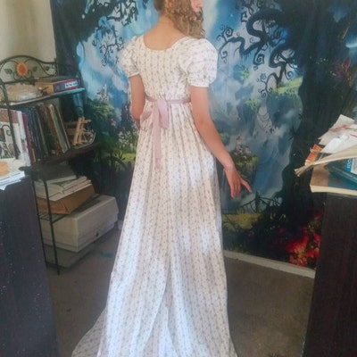 140 Ladies' Princess Line Tea Gown With Watteau Pleat - Etsy