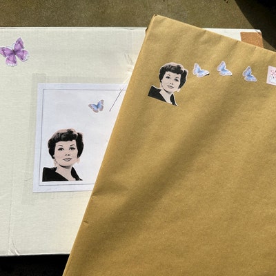 100 Woman Themed Poststamps. Vintage, Colourful, Postage Stamps From ...