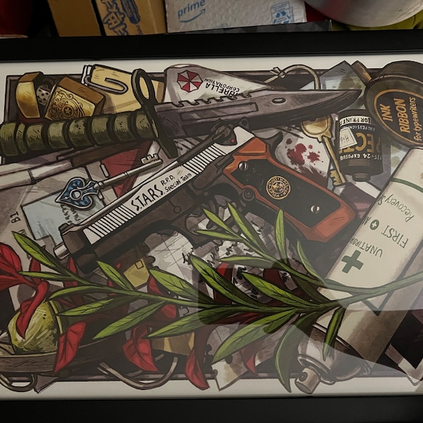 RPD Item Box - 11x17" Resident Evil Art Print Poster - Etsy