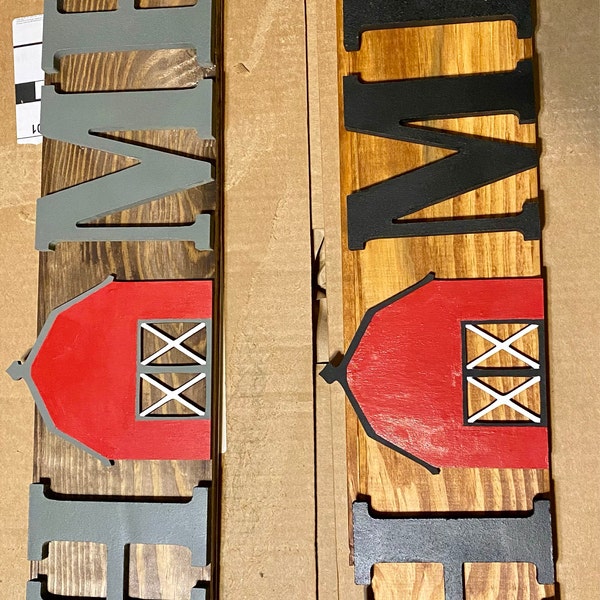 Barn 001 Wooden Cutout for Crafting, Home & Room Décor, and Other DIY ...