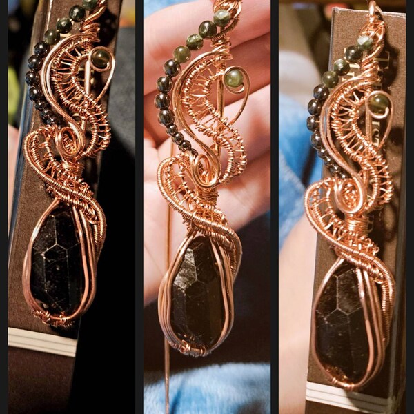 Enchanted Cuff Bracelet Tutorial, Wire Wrap Bracelet Tutorial, DIY Wire Bracelet, Cuff Bracelet ...