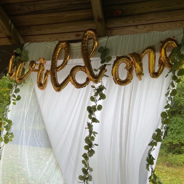 Wild One Gold Script Letter Balloons~first Birthday Gold~jungle First ...