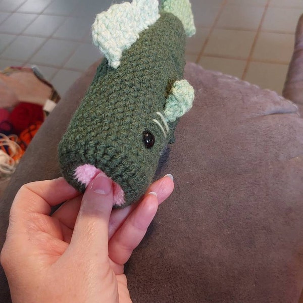 PATTERN: Bert the Bass Pattern - Amigurumi Largemouth Bass Pattern ...