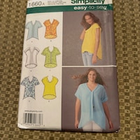 Simplicity 9045 Pattern UNCUT 1990s Vintage Retro Empire Waist Dress ...