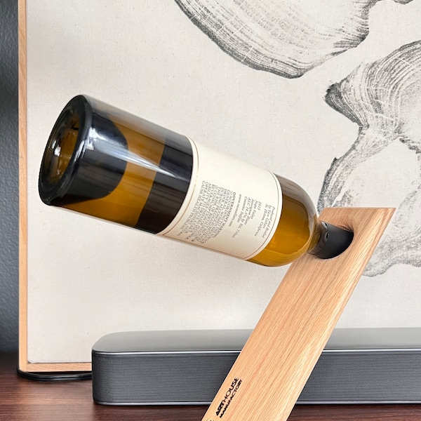 Gravity Wine Bottle Holder, Balancing Wine Bottle Holder, Wine Bottle Rack, Gravity Bottle ...