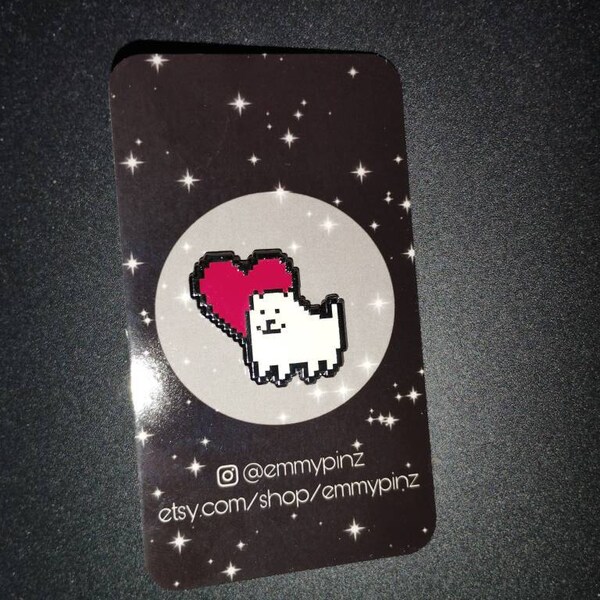 Annoying Dog Undertale Enamel Pin - Etsy