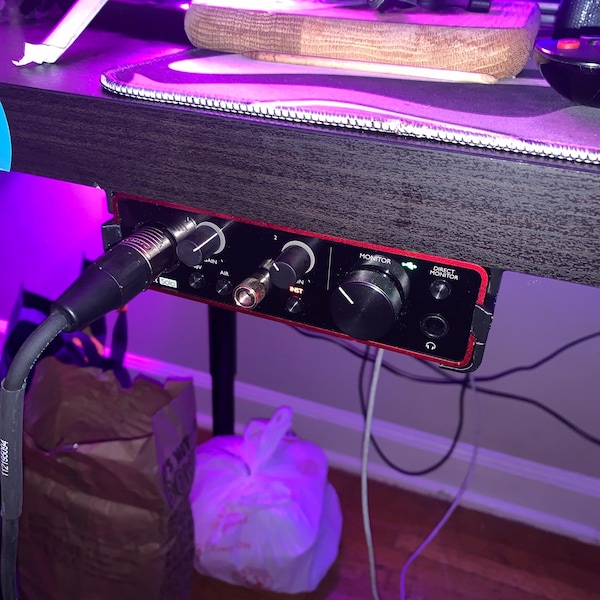 Under Desk Stack Mount for JDS LABS Atom 2 Amp / Dac (double Stack ...