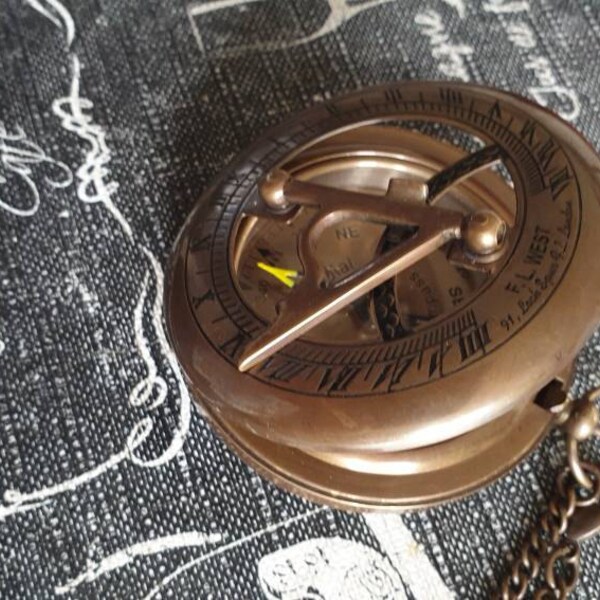 Engraved Compass, Personalized Compass, Nautical Compass, Wedding Gift ...