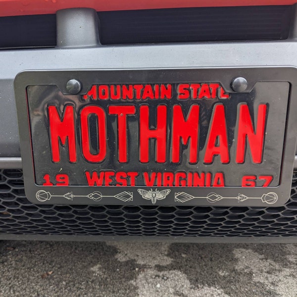 Death's-head Hawkmoth Laser Etched METAL License Plate Frame - Etsy
