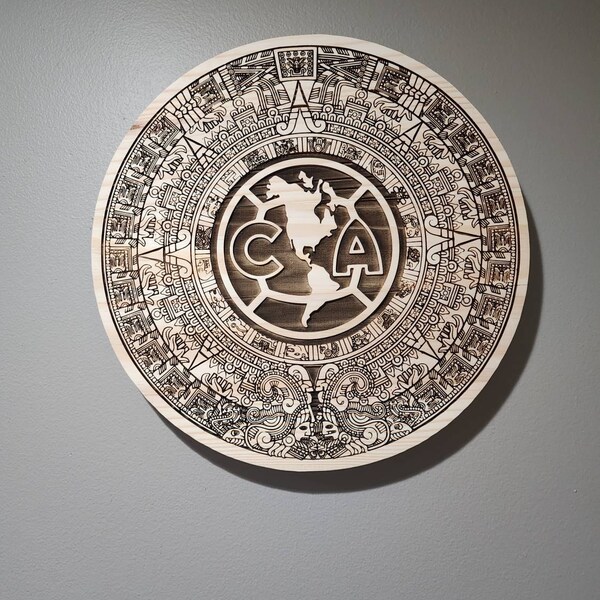 12” LA Dodger’s Logo on Aztec Calendar - Etsy