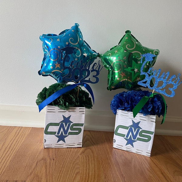 Personalized Graduation Centerpiece Sticks 2026: Glitter Cardstock ...