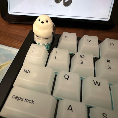 Horror TV Tab Keycap, Artisan Keycaps, Gothic Keycap, Custom Keycap, 3d ...