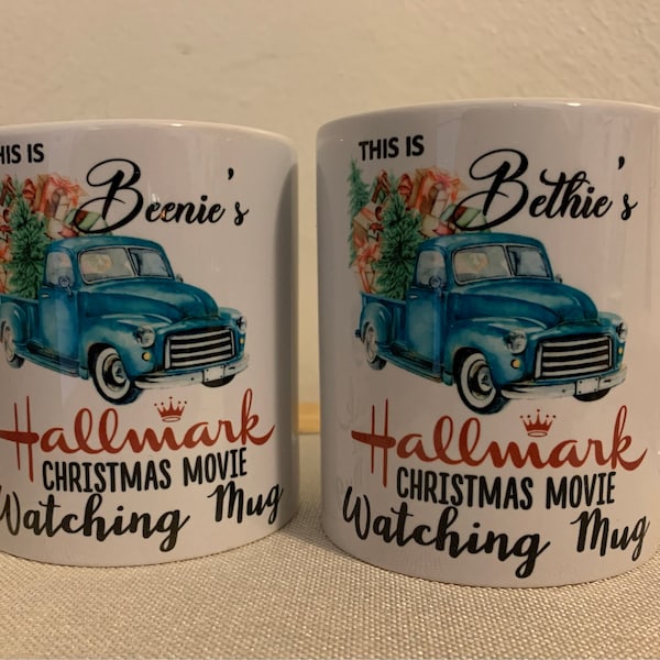 Personalized This is My Hallmark Christmas Movie Watching Mug Christmas ...