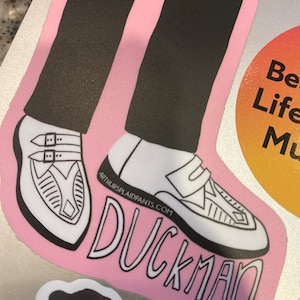 Duckman Duckie Pretty in Pink Sticker - Etsy