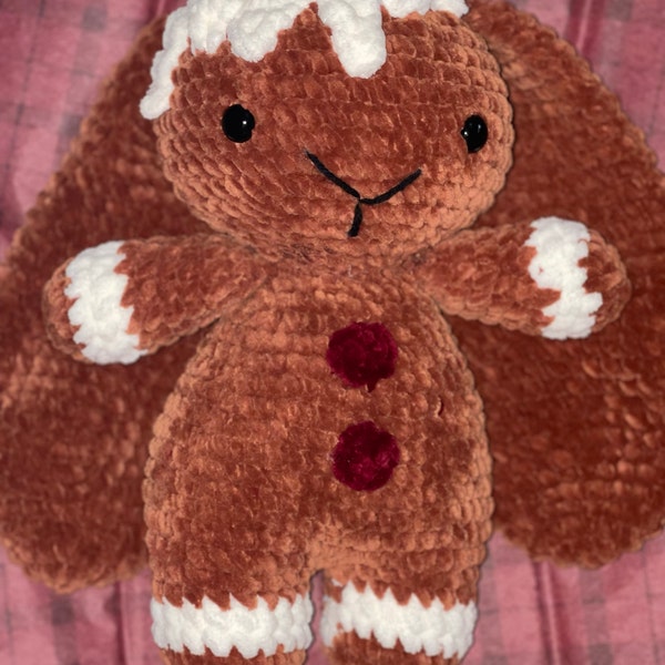 DIGITAL PATTERN: Gingerbread Bunny, Xmas Pudding Bunny, Snowbunny ...