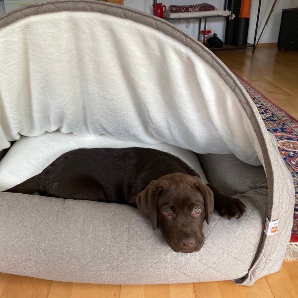 KONA CAVE® Luxury Velvet Cozy Cat Cave / Cozy Cave Dog Bed | Original ...
