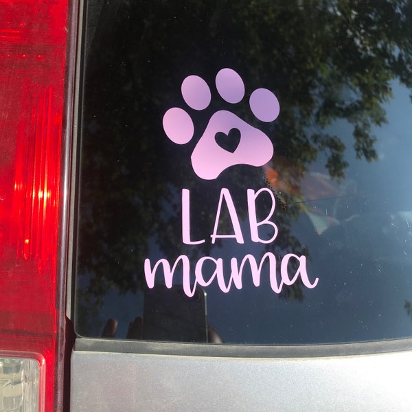 Dog Mama Decal, Dog Mama Sticker, Dog Mom Decal for Car, Dog Mom Decal ...