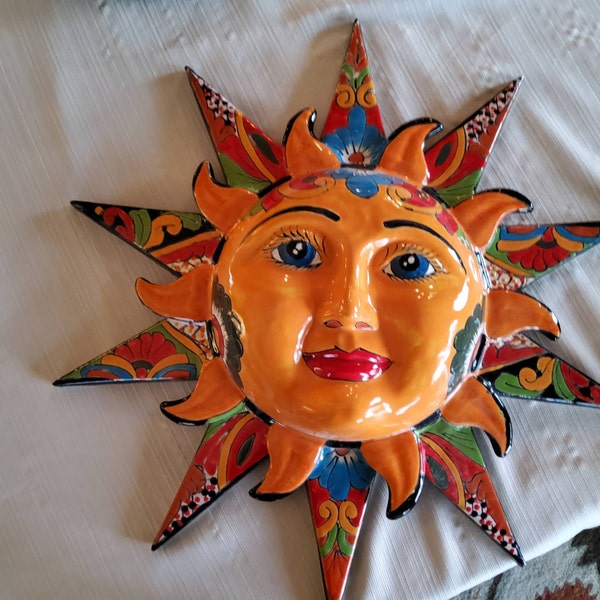 Talavera Sol Rayos Grande - Etsy