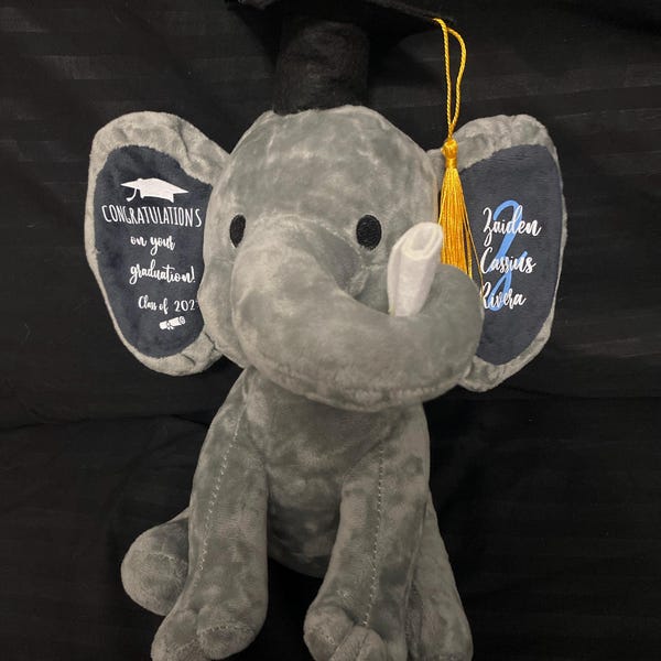 Graduation Gift Personalized Graduation Elephant High School Grad Gifts ...