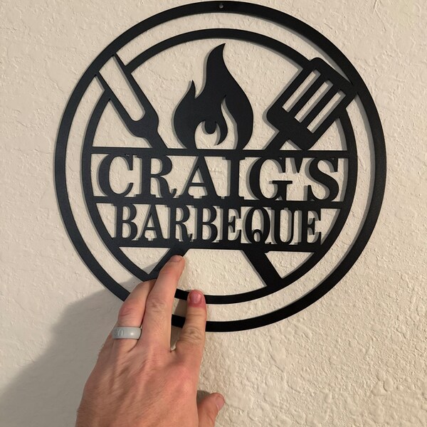 Grill Custom Metal Sign, Personalized Grill Sign, Backyard Grill, Porch ...