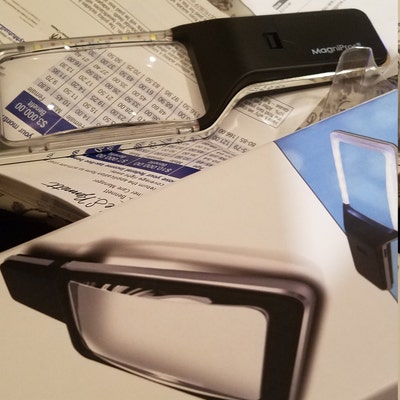 6 Magnifying Bar Magnifier With Guide Line 2x - Etsy