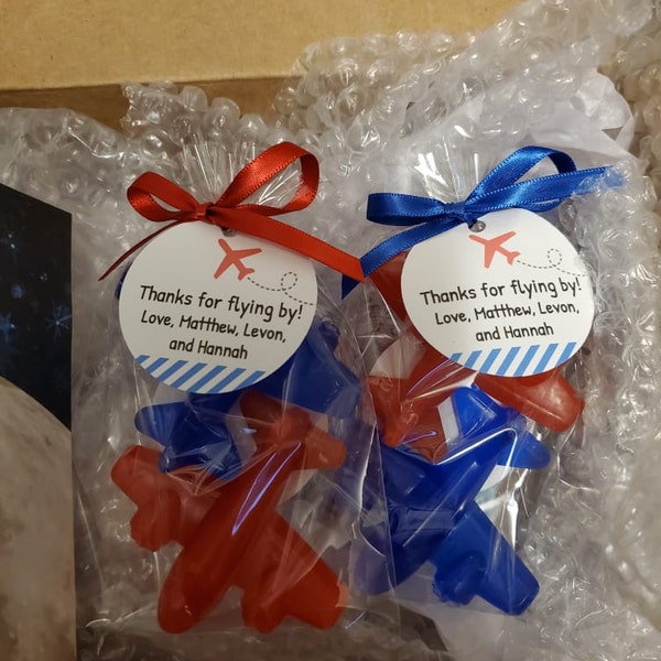 Airplane Soap Favors - Set of 10 - Plane Soap Favors - Airplane Party ...