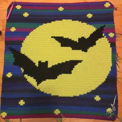 Strawberry Cow Print Graph and Pattern C2C & Tapestry Crochet Animal ...