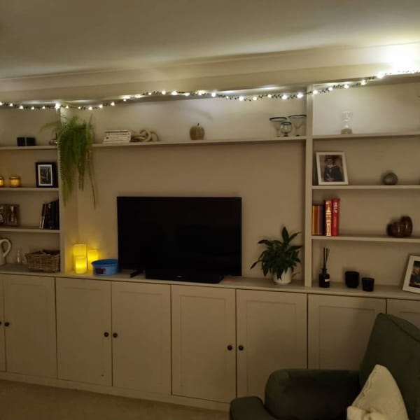 Black Leaf Fairy Lights - Gothic Wedding Table Decor Garland - Dark ...