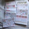 PEACH PRINTABLE PLANNER Stickers, Summer Planner Kits Printable, Peach ...
