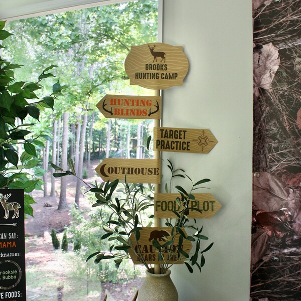 Hunting Party Signs - Instant Download Hunting Birthday Party Signs ...