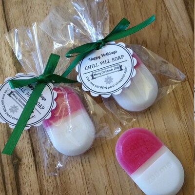 180 Chill Pill Soap Favors Chill Pill Soap Chill Pill Gift Set Rx Pill ...