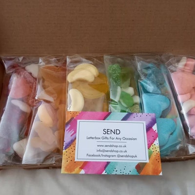 Rainbow Sweets Letterbox Gift, Pick and Mix Sweetbox, Rainbow Gift ...
