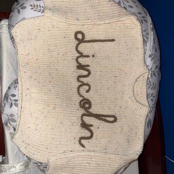 Kids Hand Embroidered Denim Jacket Personalized Name Kids Jean Jacket ...