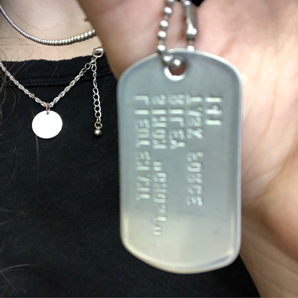 Simon 'ghost' Riley US Military Dog Tag Set With Personalised Text. - Etsy