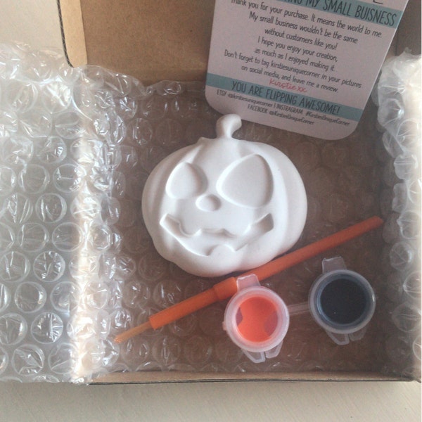 Halloween Craft Kit. Pumpkin Craft Kit.kids Craft Kit. Children's ...