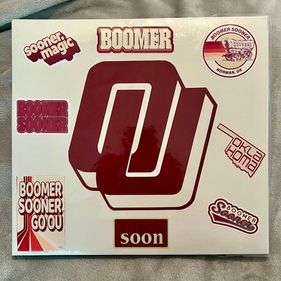 OU SOONERS Vinyl Stickers Set or Individual Officially Licensed ...
