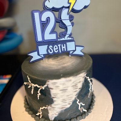 Tornado Theme Cake Topper Two-nado Theme Four-nado Theme Party - Etsy