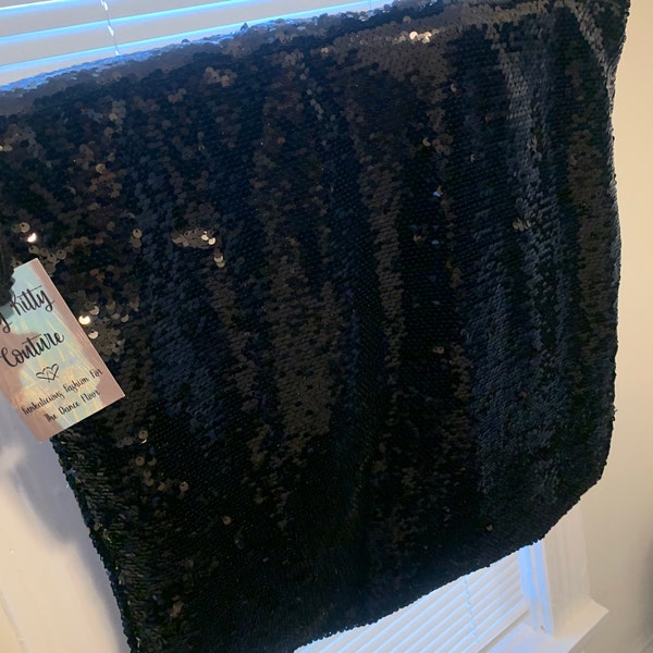 Skirt Only-iridescent Purple/pink Black Sequin & Feather Festival ...