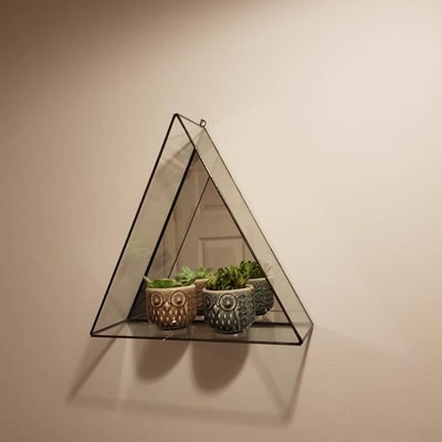 Terrarium Clock Stained Glass Terrarium Clock 20cm X 20cm - Etsy