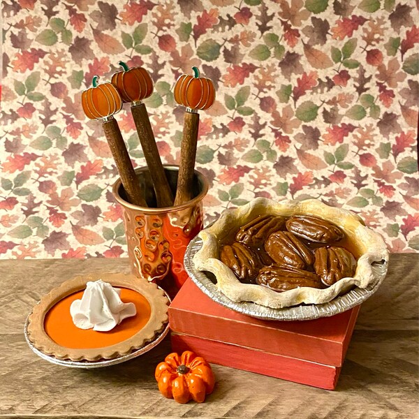 Fake Faux Mini Pecan Pie - Etsy